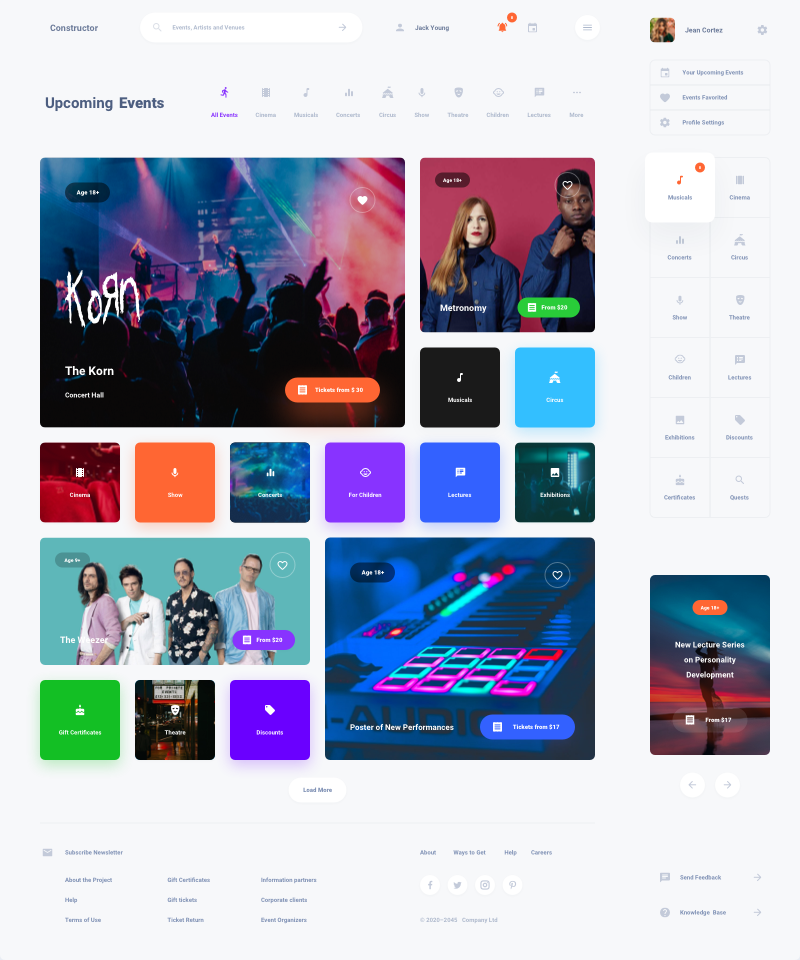 Constructor UI Kit Download for Figma, Sketch and Adobe XD